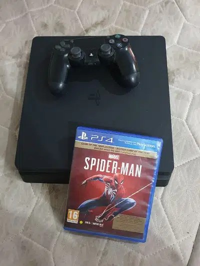 Ps4 slim 1 tb with controller and 5 games - GameUtha.com