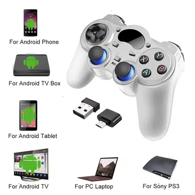 2.4G Android Wireless Joystick Game Controller OTG for Mobile TV Box ...