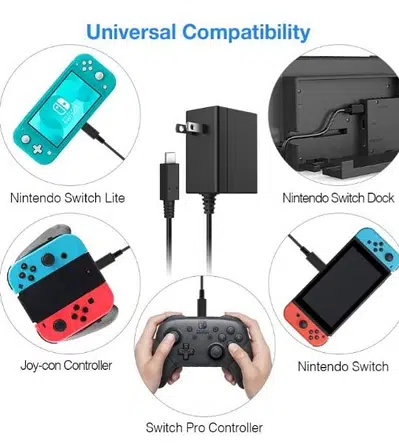Nintendo Switch Adapter/Charger - GameUtha.com